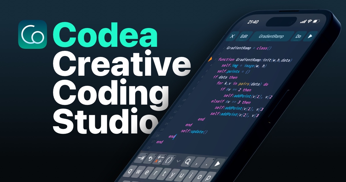 Codea — Creative Coding on iPhone and iPad